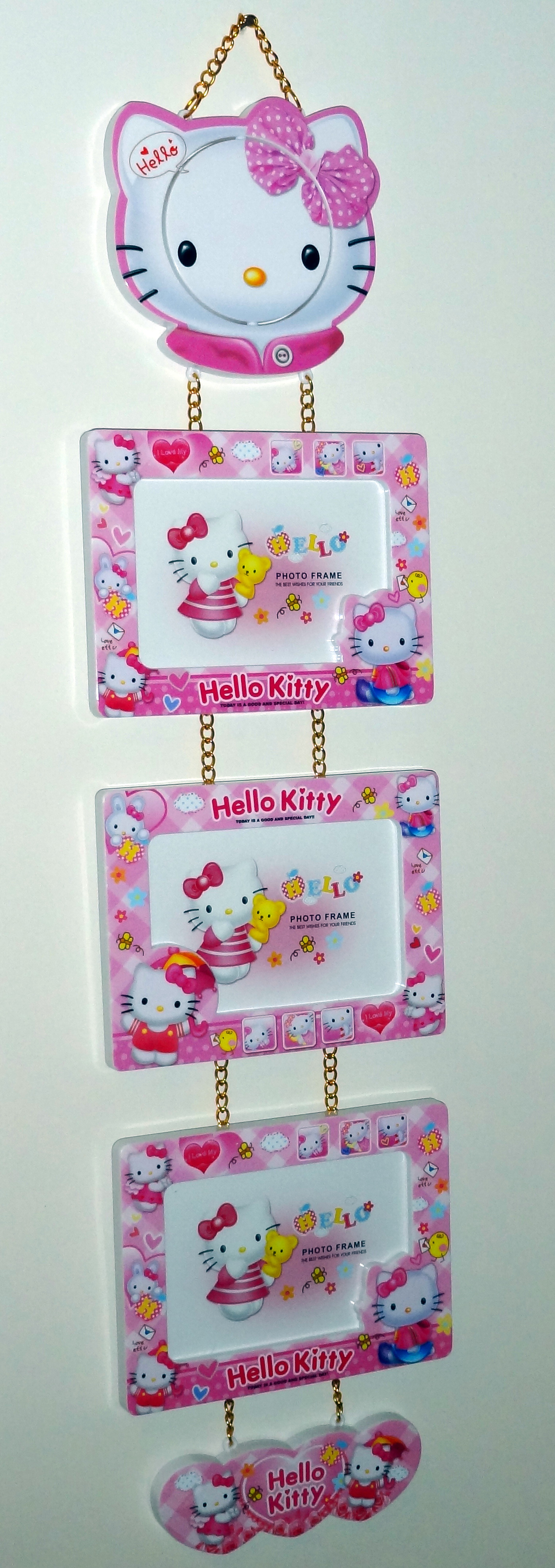 Aesthetichs Hello Kitty Photo Frame With 3 Frames