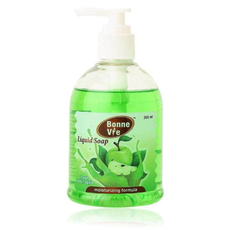 Bonne Vie Moisturizing Liquid Soap- Green Apple 300ml