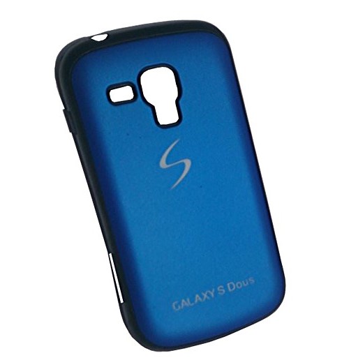 Samsung galaxy s duos hard rubberize roya blue back case cover at Best ...