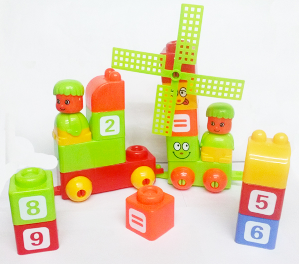 Fantasy Block Construction Game Toy Alphabet Numbers