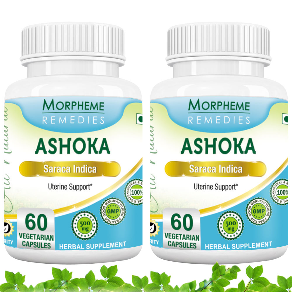 Shop Morpheme Ashoka Supplements For Uterine Support - 500Mg Extract ...