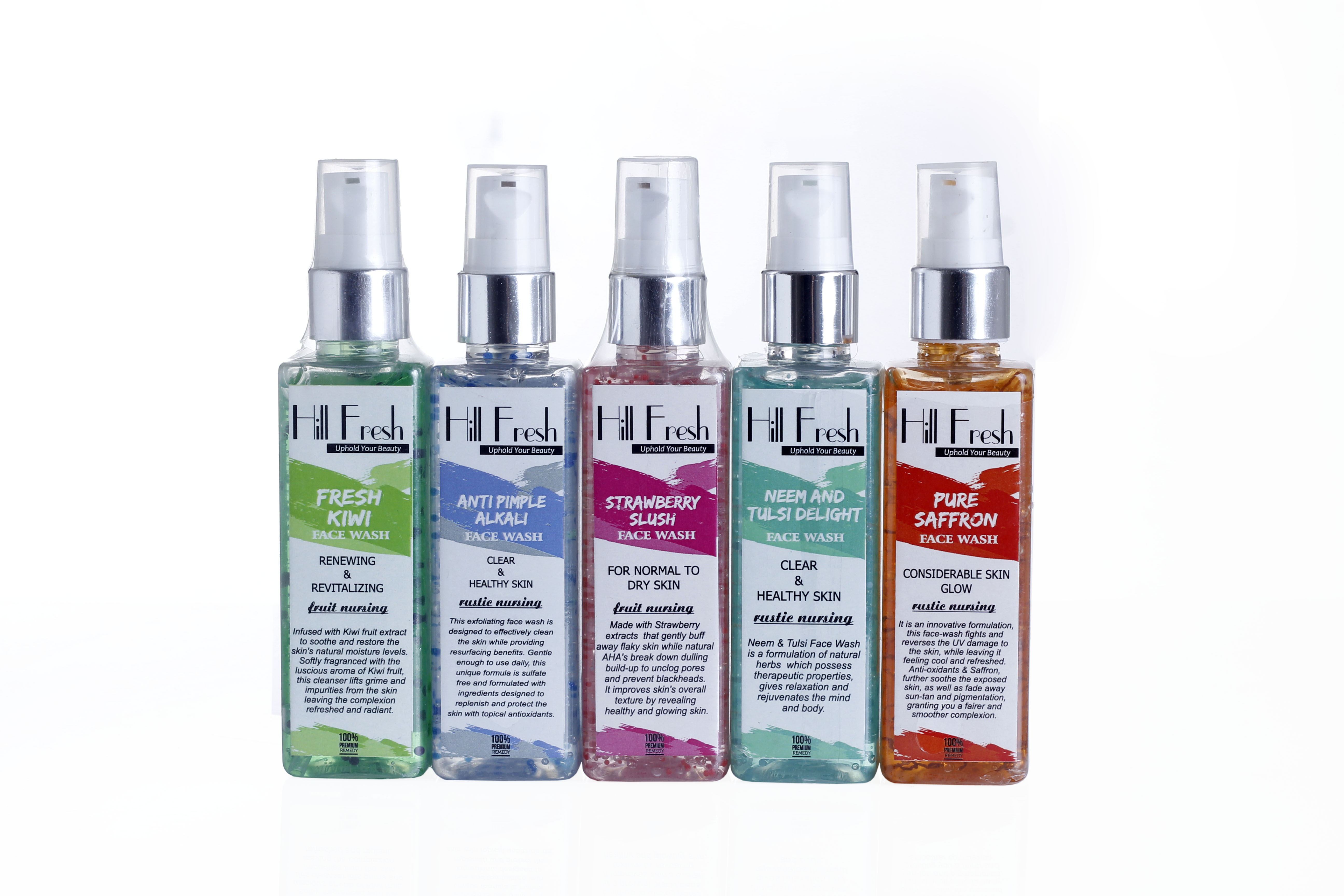 Hill Fresh Face Wash Gift Set of 5 - Complete Famliy pack