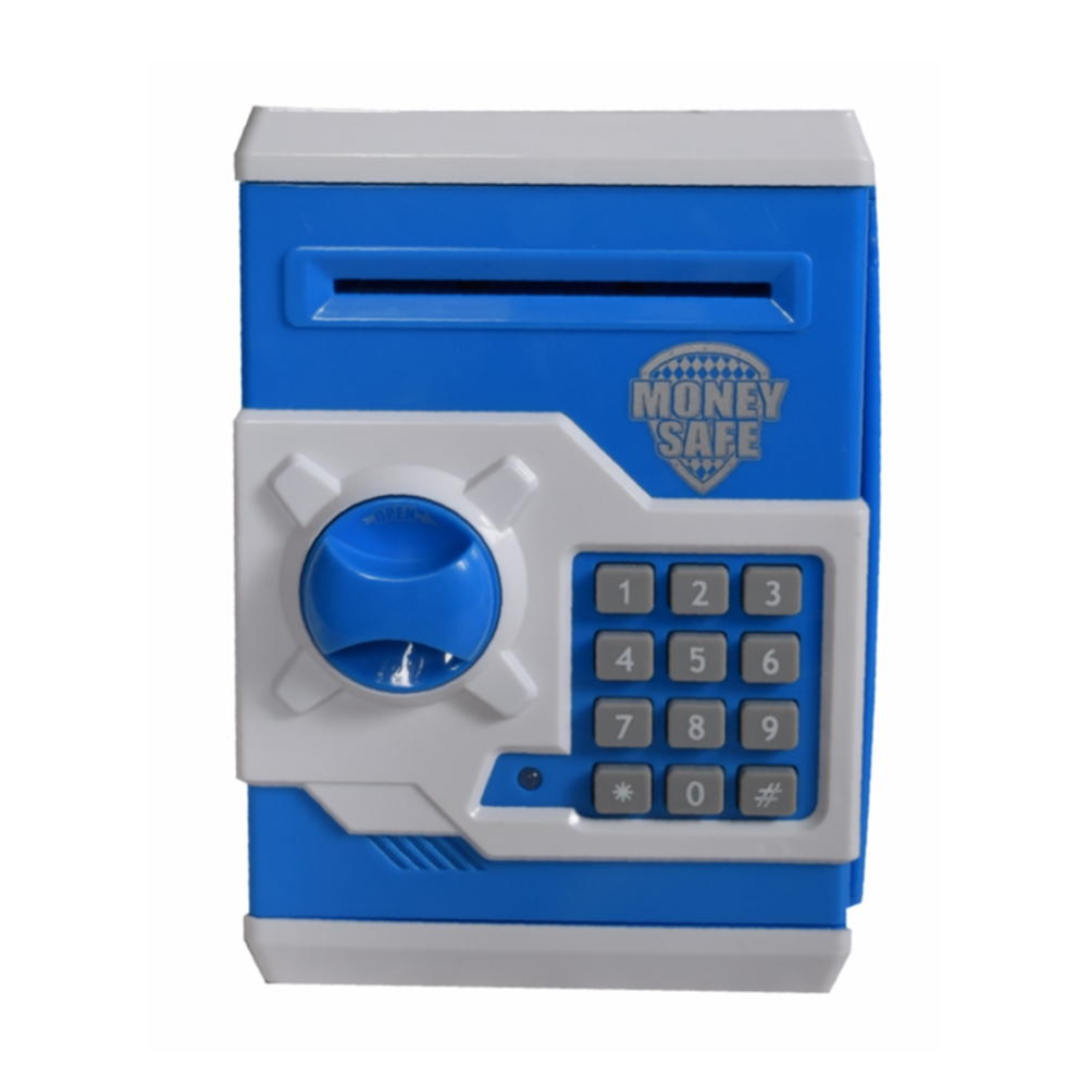 Buy Money Safe ATM Machine piggy bank- Blue Coin Bank for kids Online ...