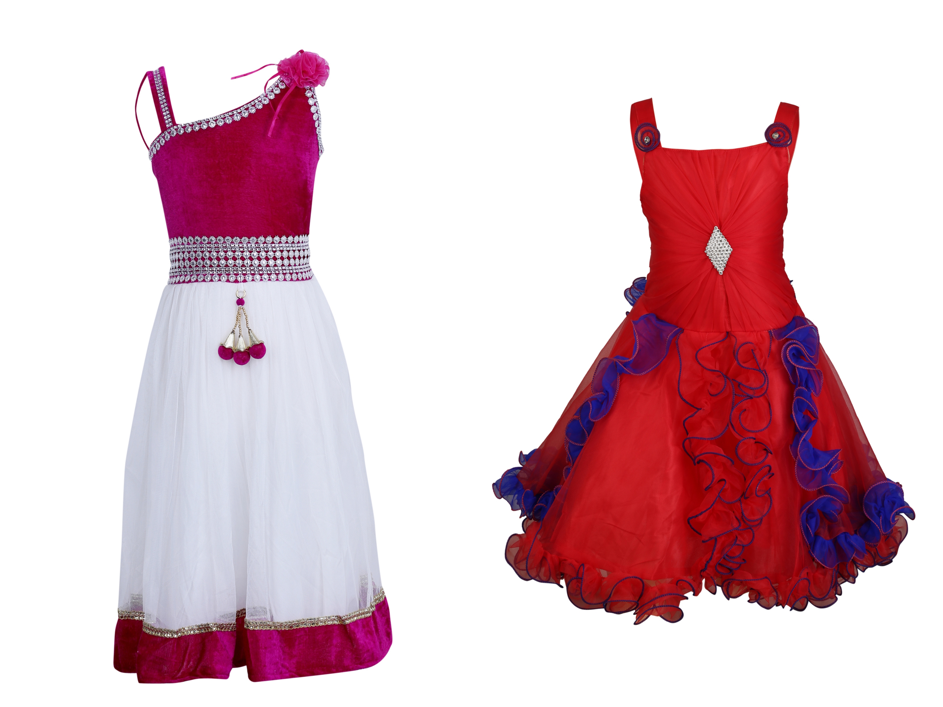 Buy Qeboo Girls Party Wear Dress Combo Online @ ₹1078 from ShopClues