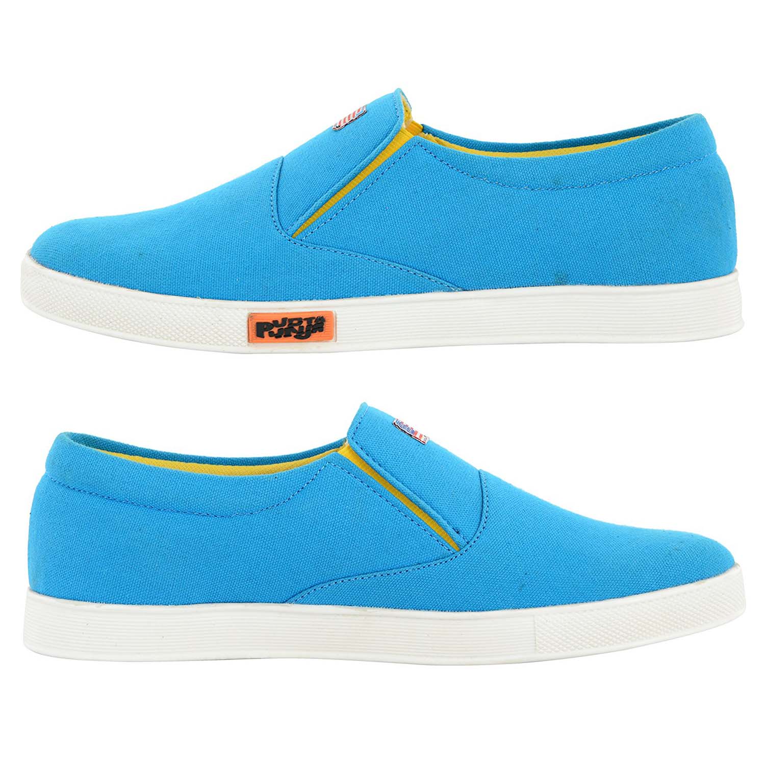 Buy Footgear Men's Combo Pack of 2 Canvas Shoes Bracelets Online ...