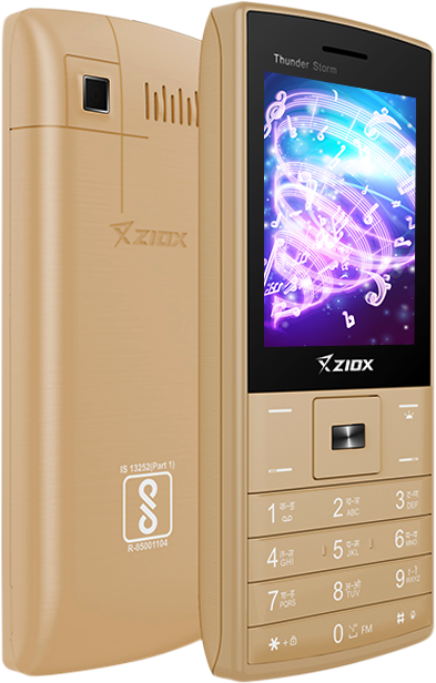Buy ZIOX THUNDER STORM Dual SIM Feature Phone Online @ ₹1440 from ShopClues