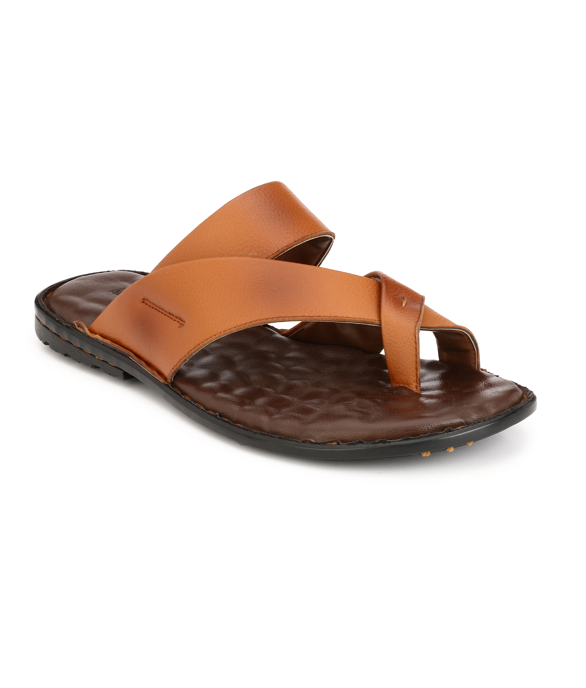 Buy San Frissco Men'S Tan Sandals Men'S Tan Slippers Online @ ₹1695 ...