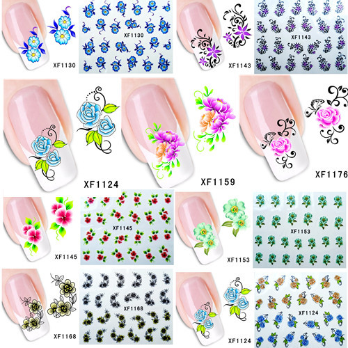Buy Nail Kit Art Water Decals 2 Sheets Set Of 1 Online ₹150 From
