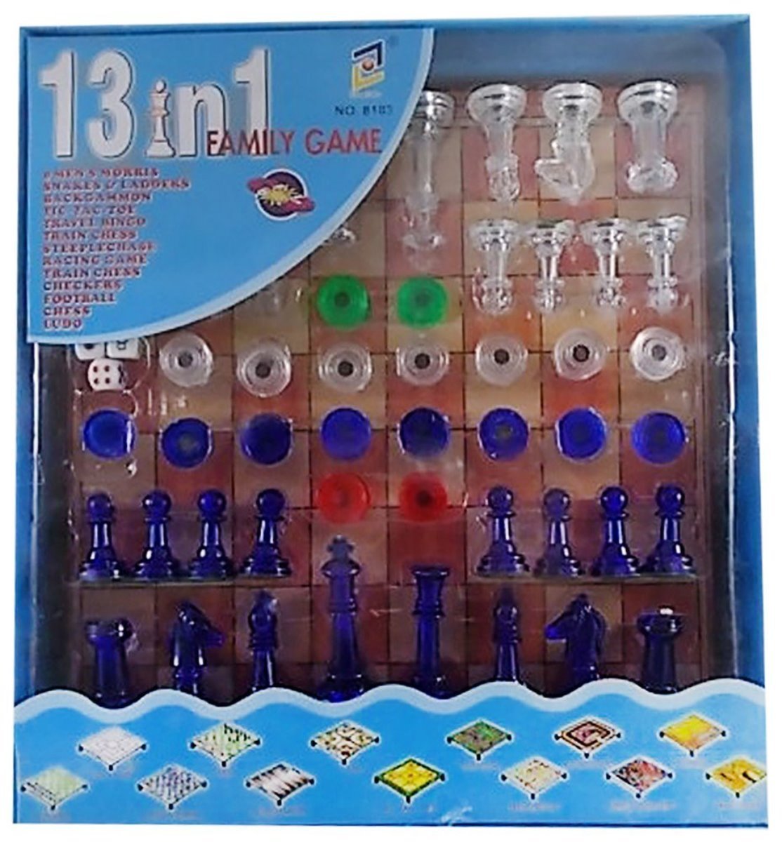 Buy 6th Dimensions 13 in 1 Magnetic Ludo Chess Snacks and Ladders Set ...