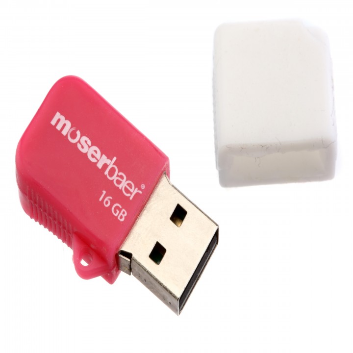 Buy Moserbaer Silico Pendrive 16GB USB 2.0 (RED) Online @ ₹400 from ...