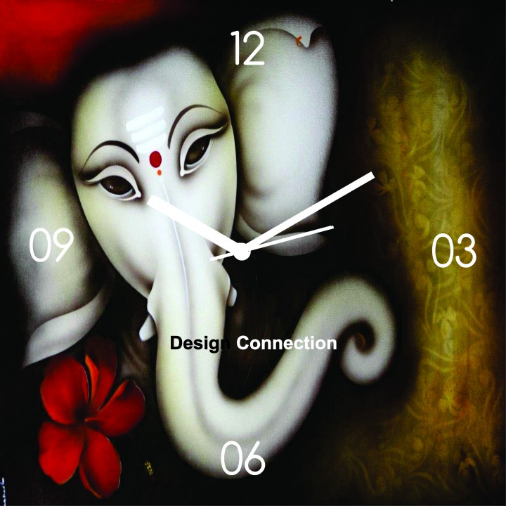 Buy Design Connection Lord Ganesha Wall Clock Online @ ₹449 from ShopClues