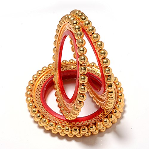 Buy gold look gokhru real bangles Online - Get 38% Off