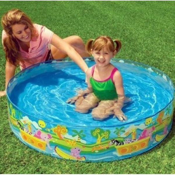 4 Feet Intex Swimming Pool for Kids Non-Air Without Air Home Garden ...