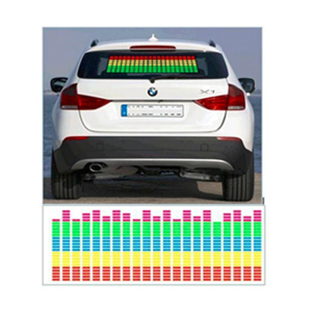 Buy 12V Equalizer Pattern Music Rhythm LED Light For Car Rear Window ...