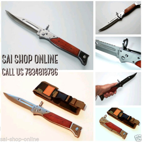 Buy Prijam Knife Ak47 Push Button Blade Size 12 (cm) Online @ ₹599 from ...
