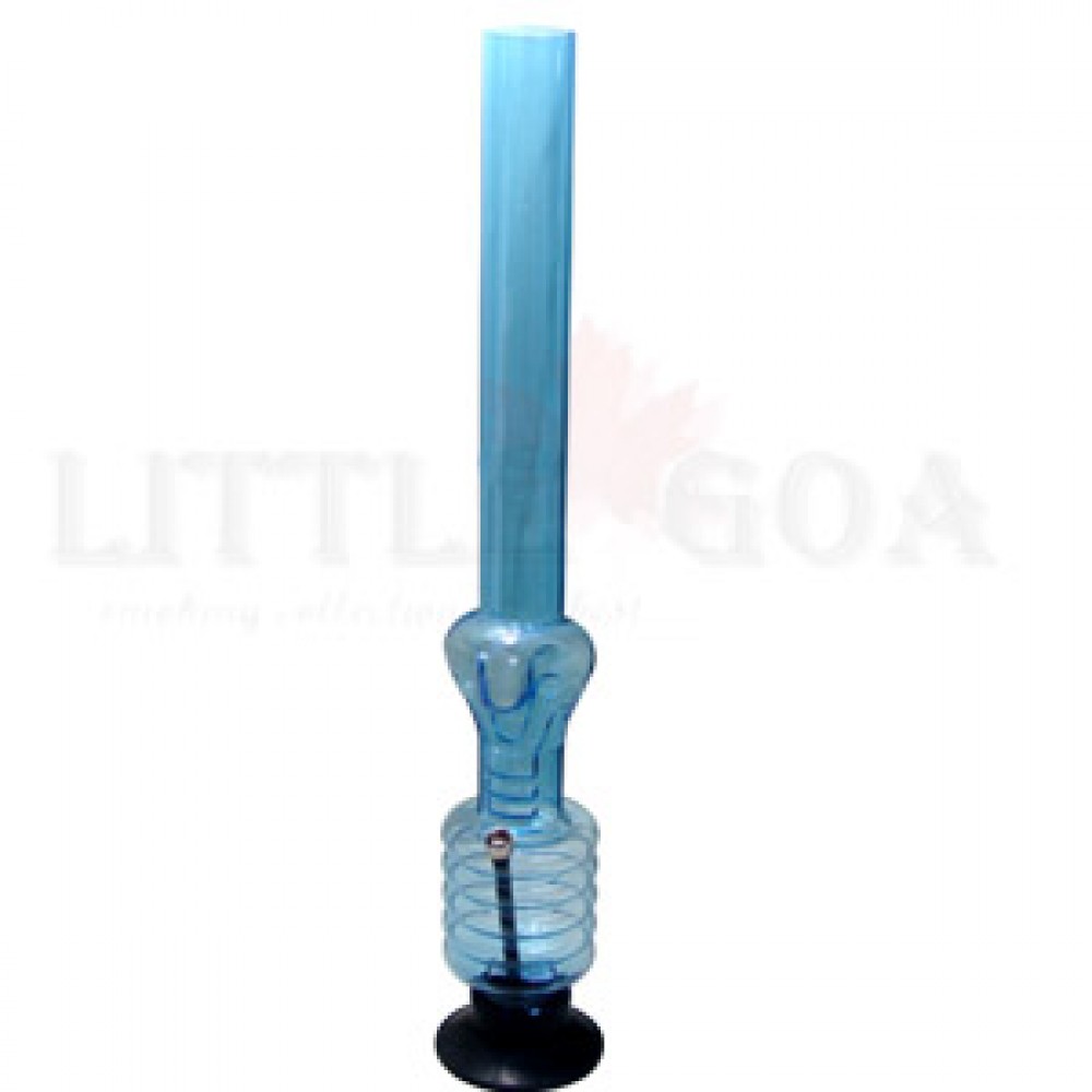 Shop Snake Design Sky Blue Acrylic Ice Bong - 24 inch Online - Shopclues