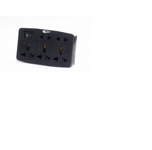 Conversion Plug- 5 Amp - Multi Plug Sockets - 3 Pin Multiplug- 3 Sockets