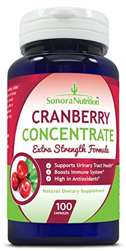 Buy Sonora Nutrition Cranberry Pills Extra Strength Formula Equal to ...