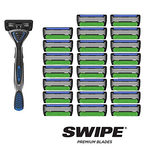 Buy 24 Count 6-Blade Premium Razor Kit by SWIPE Online @ ₹4798 from ...