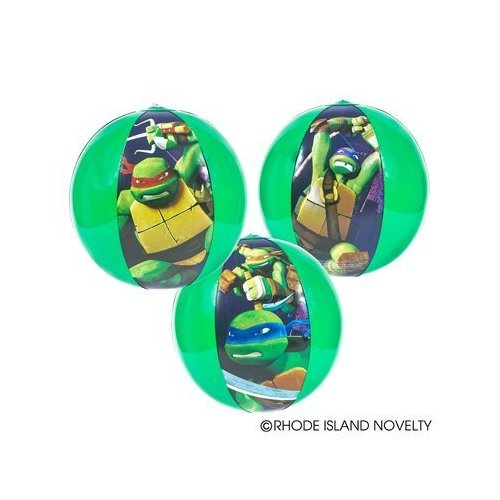 Buy 1 Dozen inflatable TEENAGE MUTANT NINJA TURTLE Beach Balls (16in ...