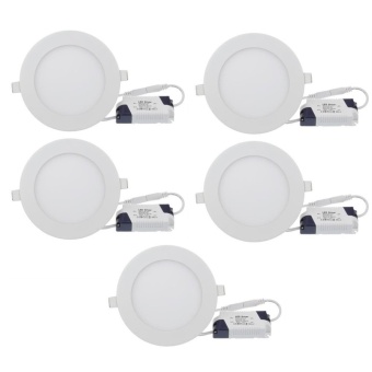Buy LED Panel Light 9 watt Round pack of 5 Online @ ₹1199 from ShopClues
