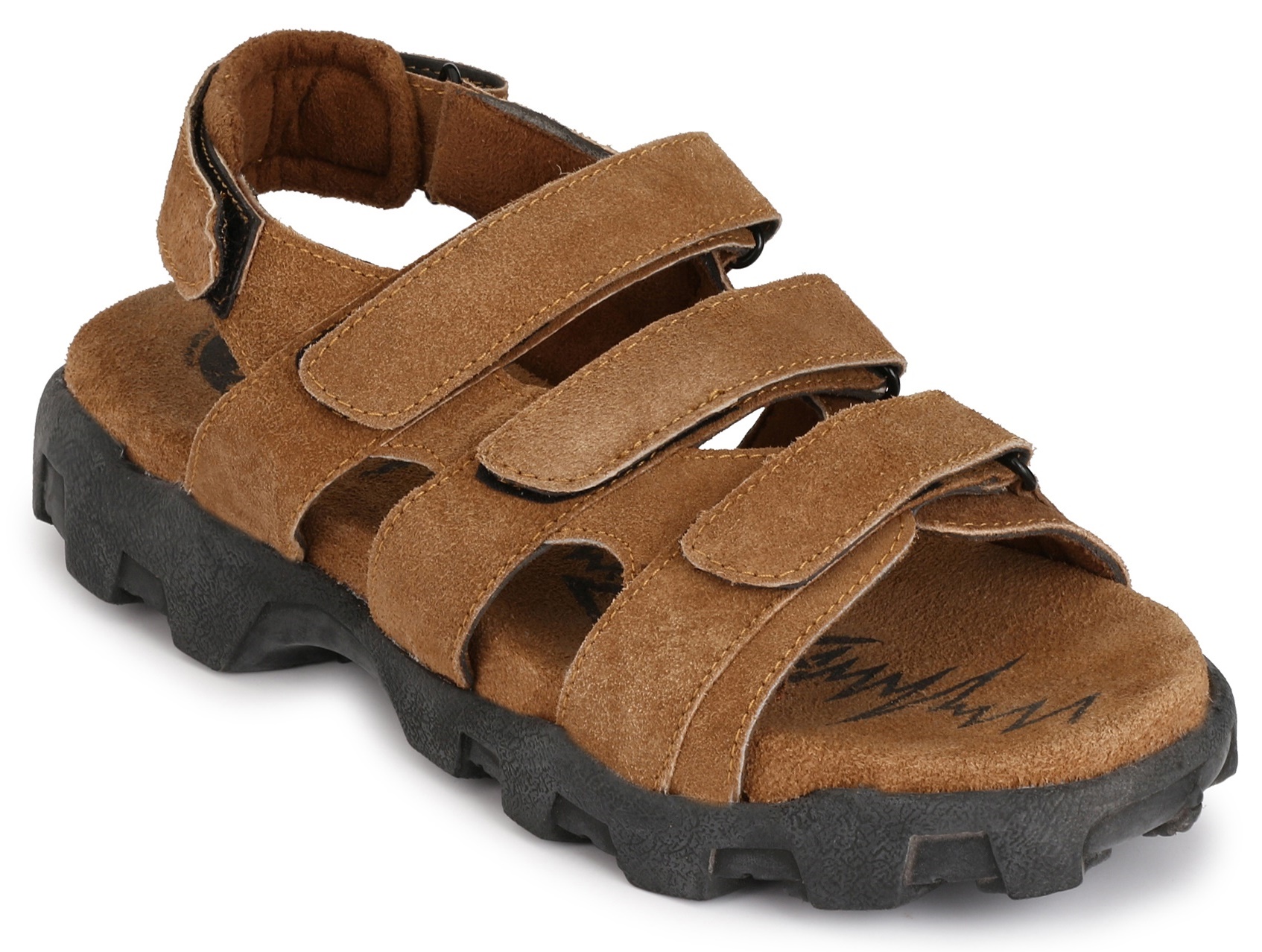 Buy Afrojack mens leather outdoor sandals Online @ ₹999 from ShopClues