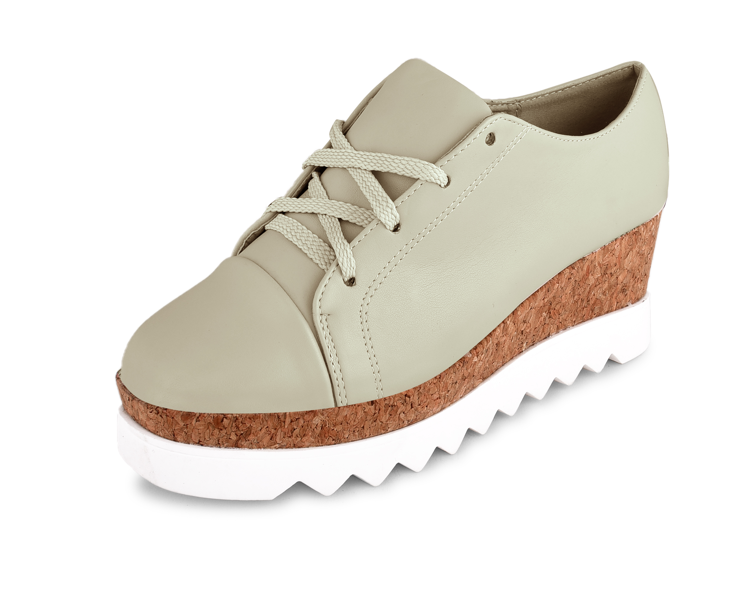 Buy Wanderlust Women's Beige Smart Casuals Shoes Online @ ₹1374 from ...
