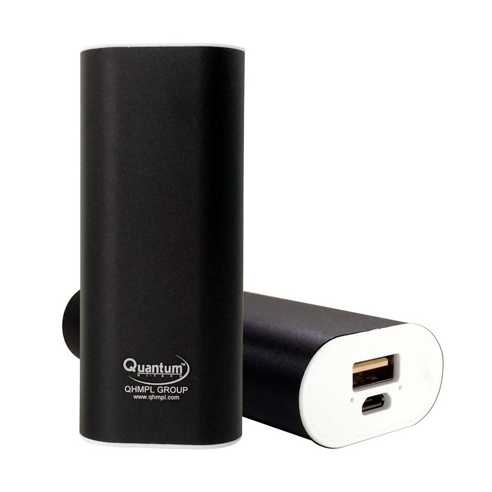 Buy 4400mAh QUANTUM HI-TECH Aluminium Mettalic Casing Power Bank MAKE ...