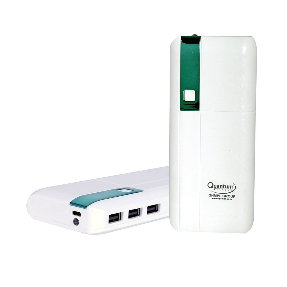 Buy 12500mAh QUANTUM HI-TECH Power Bank With 2 AMP(MAX)-3 USB OUTPUT ...