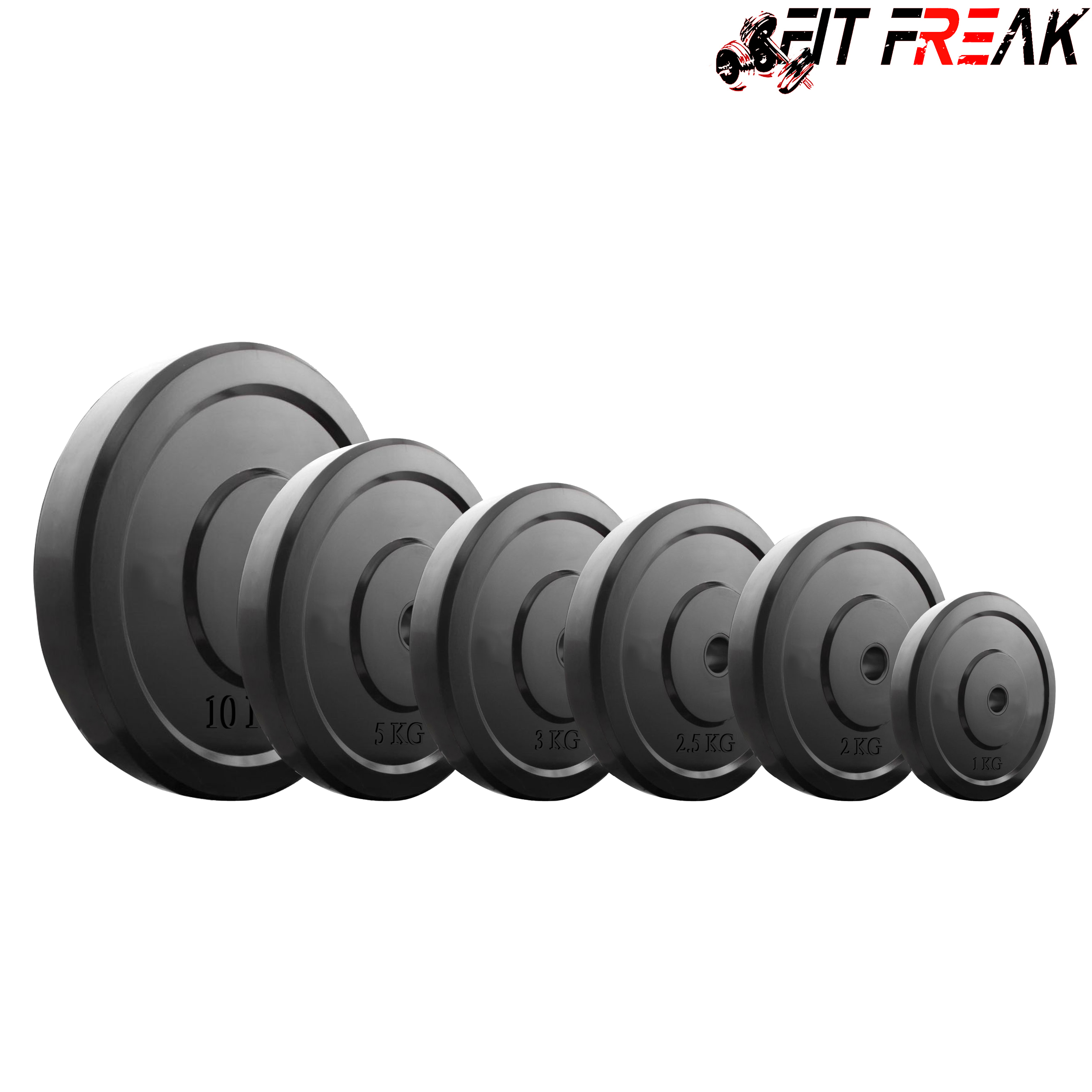 Buy FITFREAK PREMIUM 24 KG FITNESS PACKAGE 5 (WITH 25mm RODS) Online ...