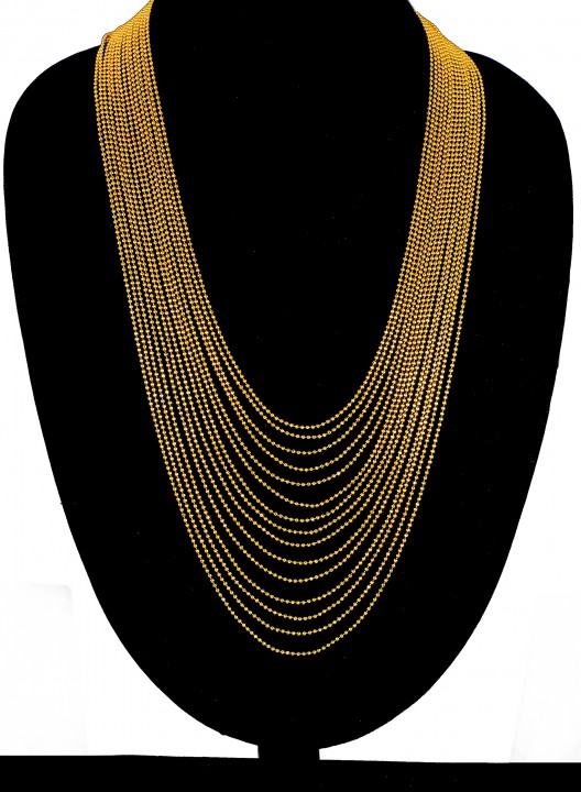 Buy Zaveri Pearls Non Plated Gold Alloy Necklace Set For Women Online