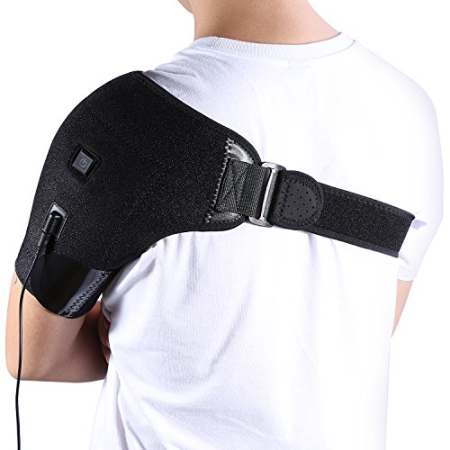 Buy Yosoo Heated Shoulder Brace Adjustable Neoprene Shoulder Support ...