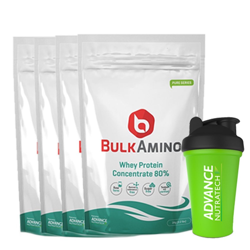 Buy Advance Nutratech Bulkamino Whey Protein Concentrate 80 Raw Protein ...