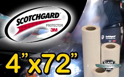 Buy 3M Clear Bra Scotchgard Paint Protection Bulk Film Roll 4-by-72 ...