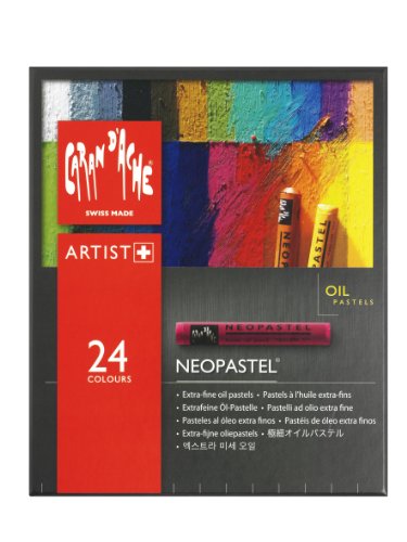 Buy Caran D'ache Neopastel Oil Pastels Set Of 24 (7400.324) Online ...