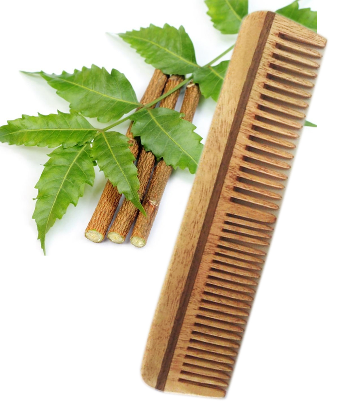 Buy Neem Wood Comb Anti Dandruff Comb Online @ ₹199 from ShopClues
