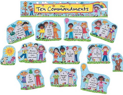 Buy Teacher Created Resources Children's Ten Commandments Bulletin ...