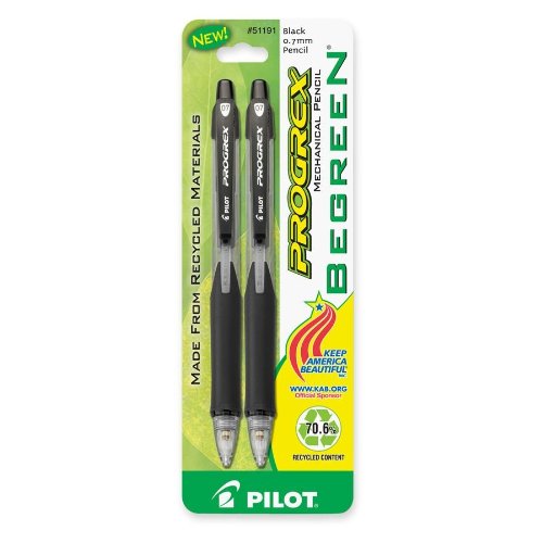 Buy Pilot BeGreen ProGrex Mechanical Pencils, 0.7mm HB, 2-Pack (51191 ...