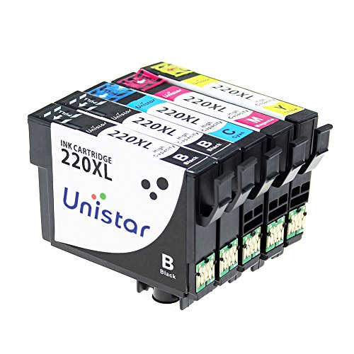 Buy Unistar 5 Pack (2 Black, 1 Cyan, 1 Magenta, 1 Yellow) Inkjet ...