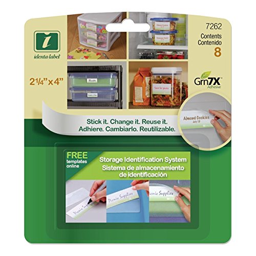 Buy Identa-Label 7262 2.25-Inch by 4-Inch Storage Identification System ...
