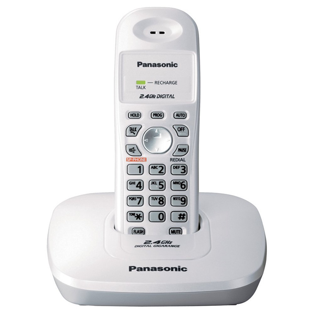 Buy Panasonic KX-TG3600 2.4GHz Digital Gigarange Cordless Landline Phone Online @ ₹1400 from ...