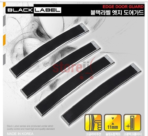 Black Label Car Door Scratch Guard (Black Colour)