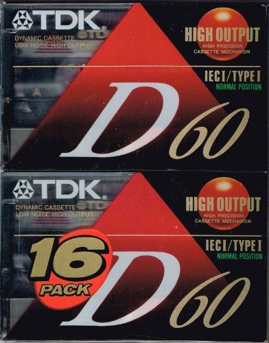 Buy TDK D60 ICE I/Type I Normal Position High Output Audio Cassette Tape Online @ ₹2254 from ...