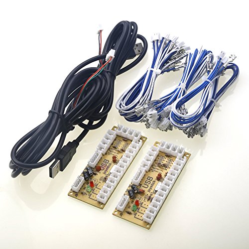 Buy Easyget 2 Player Zero Delay Generic Game Controller USB to Joystick ...