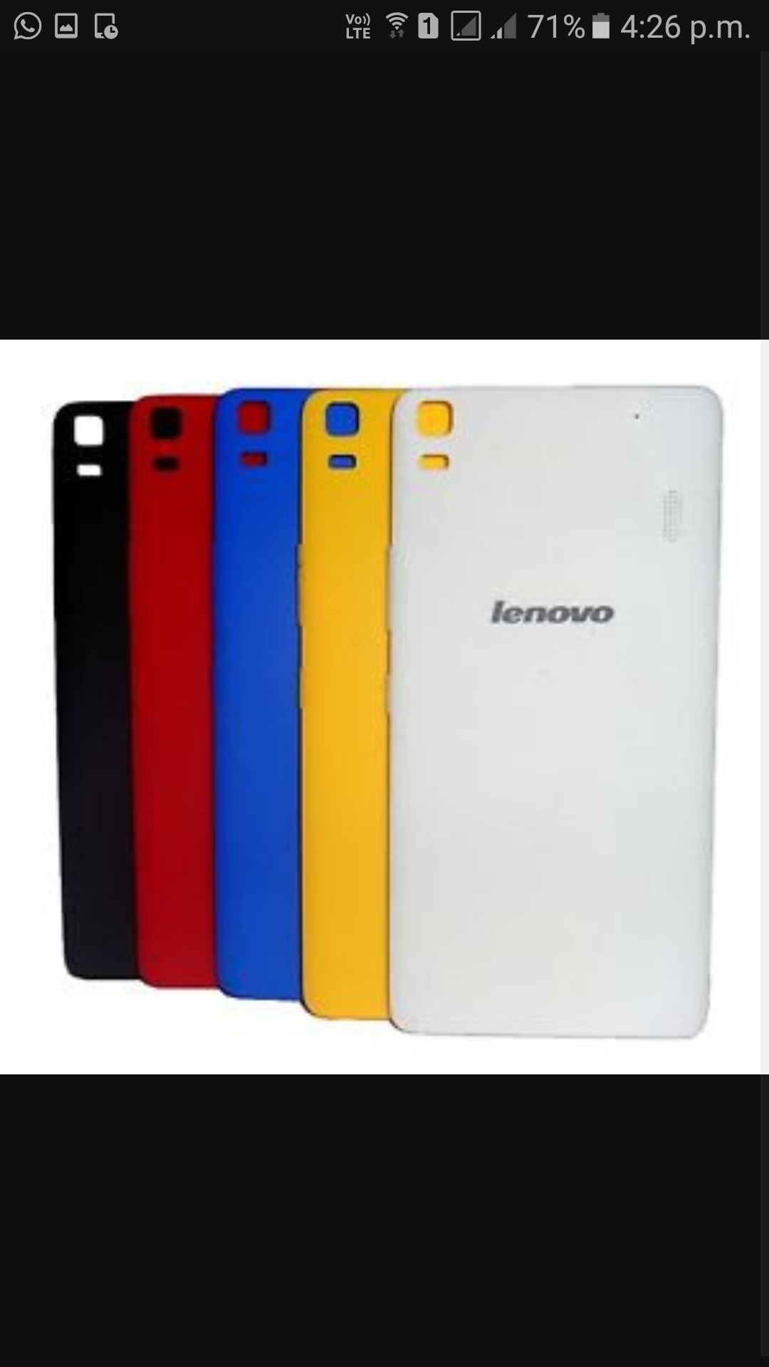 Buy lenovo A7000, k3 note back panel Online @ ₹245 from ShopClues