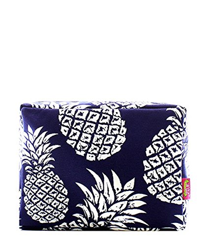 NGIL Pineapple Canvas Cosmetic Pouch Travel Bag