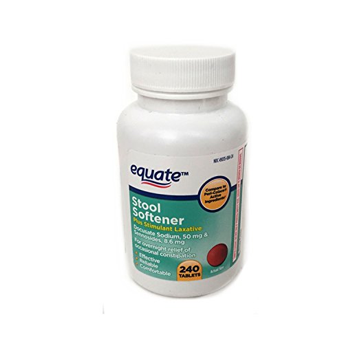 Buy Equate - Stool Softener Plus Stimulant Laxative, 240 Tablets ...