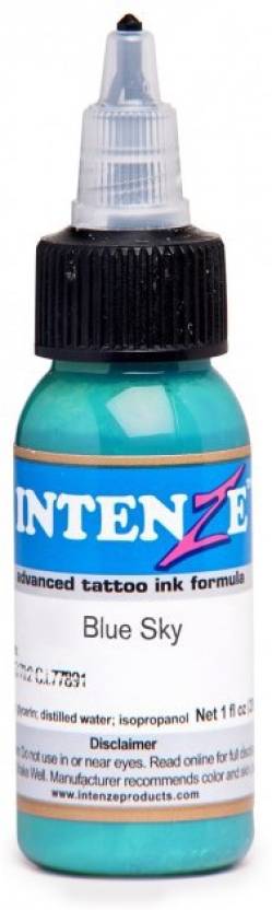 Buy Intenze Tattoo Ink, Blue Sky, 1 oz Bottle. Made In USA Online ...