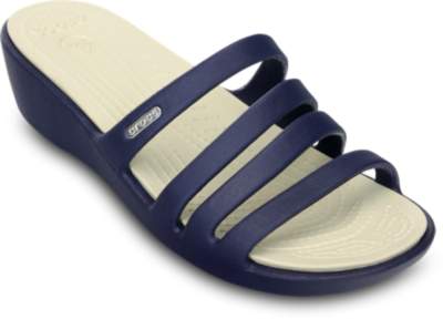 Buy Crocs Women's Blue Wedges Online @ ₹2295 from ShopClues
