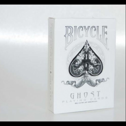 Bicycle White Ghost Playing Cards (WHITE) Deck by Ellusionist from ...
